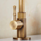 Single Handle Antique Brass Kitchen Faucet