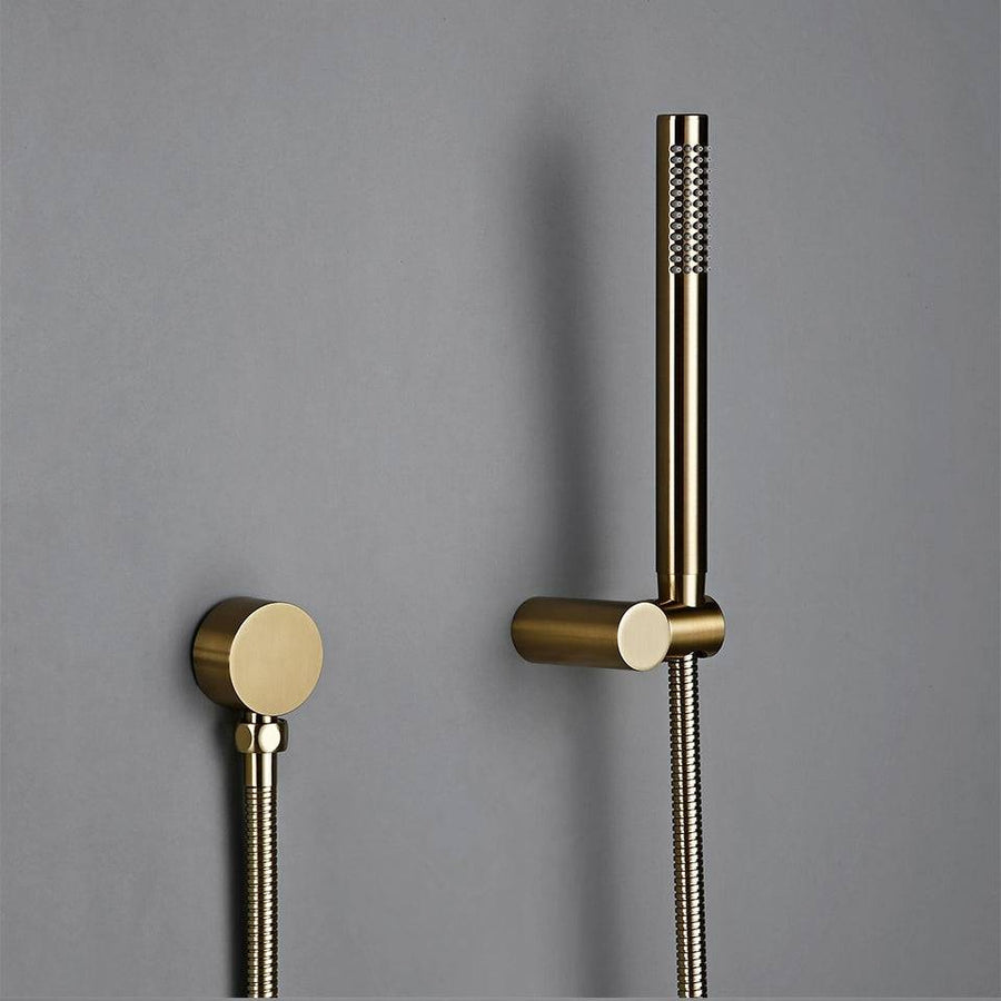Wasser™ Solid Brass Shower Faucet With Handheld Shower | AllFixture
