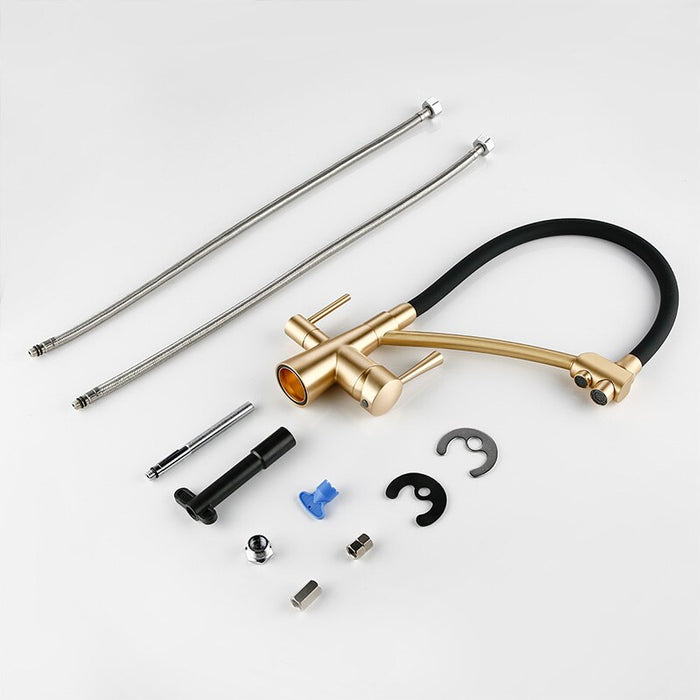 Wasser™ Solid Brass Kitchen Faucet With Filtered Water | AllFixture